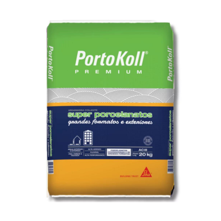Argamassa Super Porcelanato Colante ACIII | PortoKoll PREMIUM®