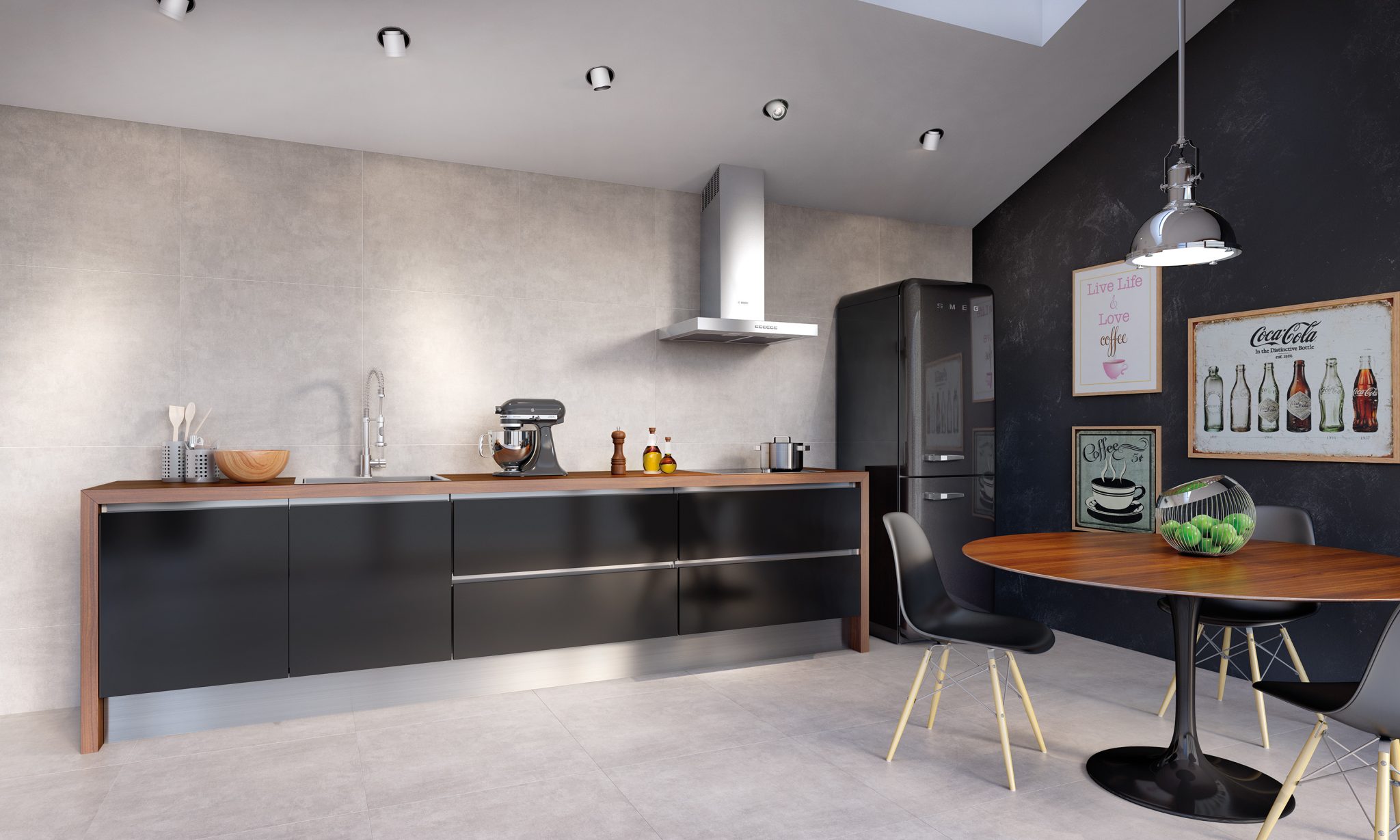 Porcelanato City Cement AC RT 72x72 | REF. 72707